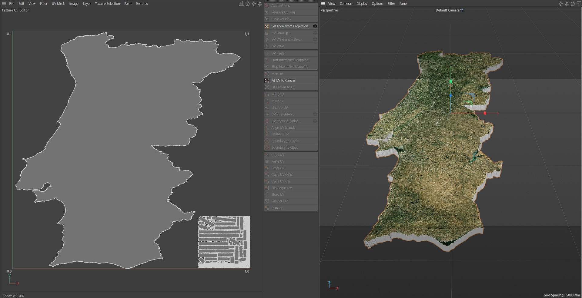 3D Portugal Terrain Map Model - TurboSquid 2336675