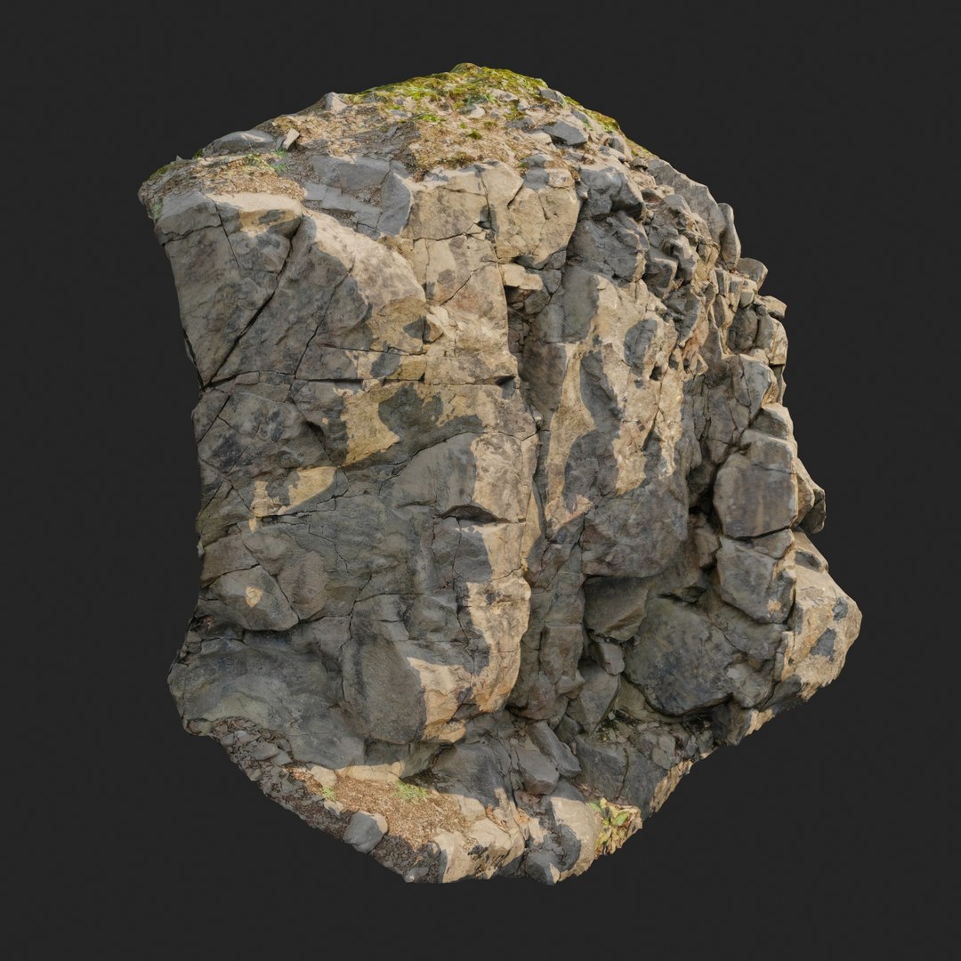 Scanned Cliff Face K Model - TurboSquid 1356916