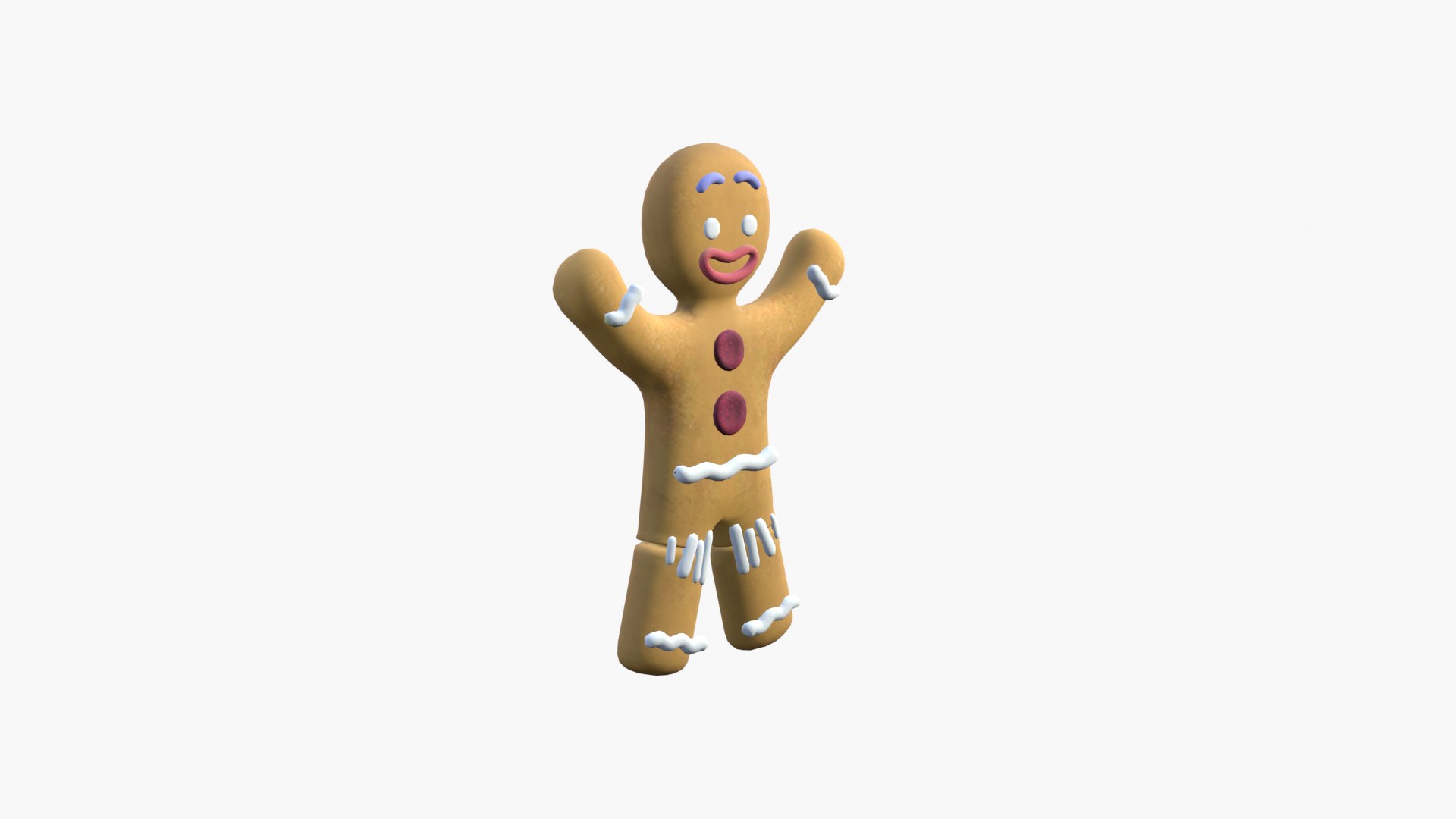 3D Gingy - TurboSquid 1733381