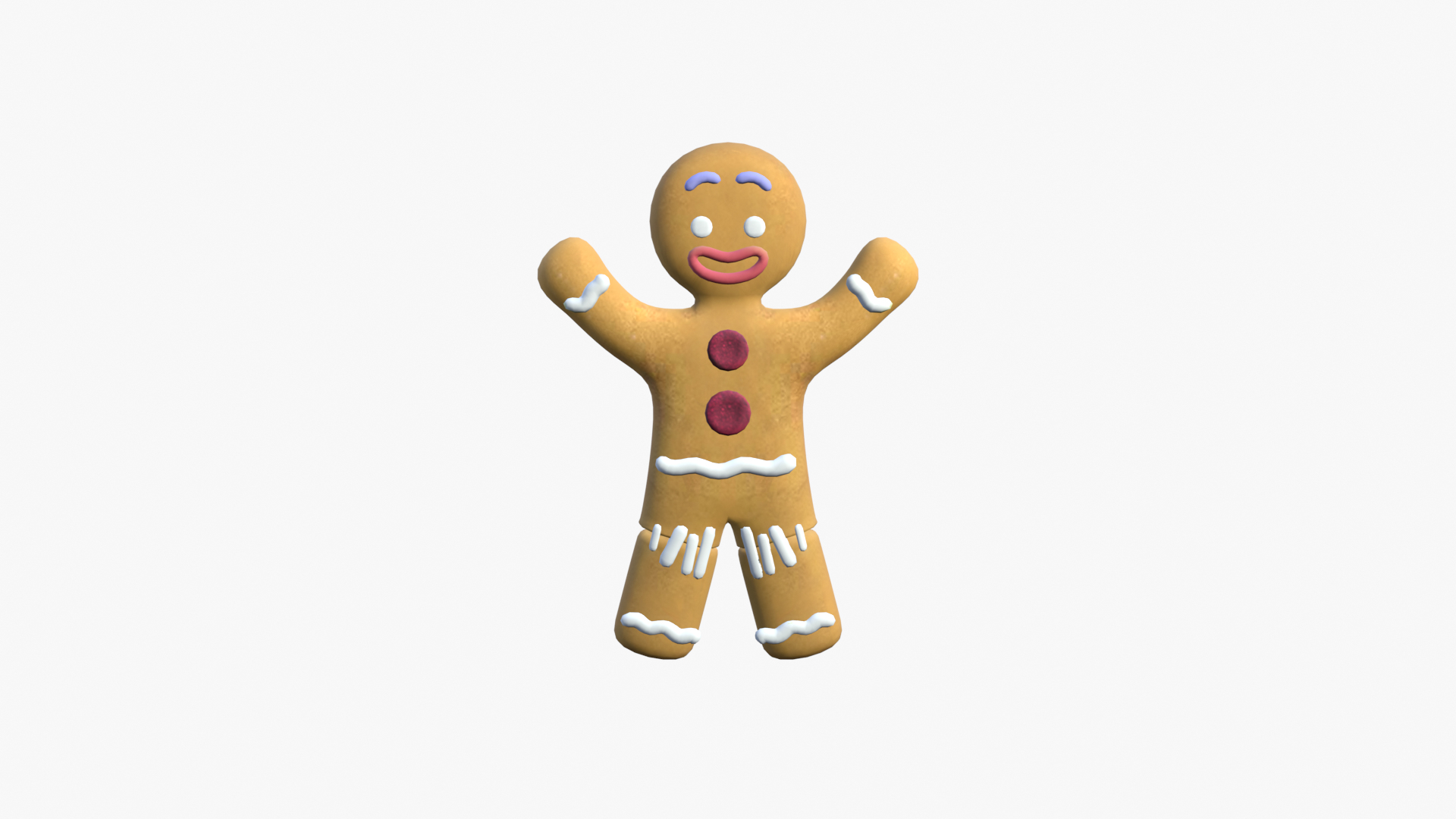 3D Gingy - TurboSquid 1733381