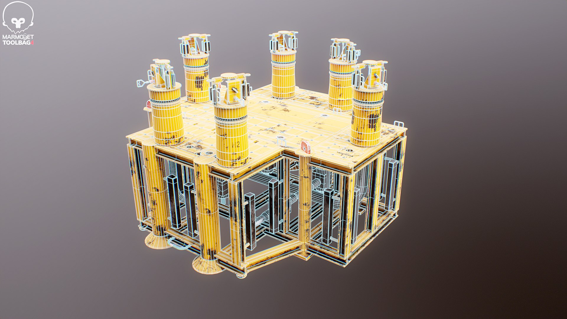 3D Generic Subsea Manifol And PLET Colletion Model - TurboSquid 2296627