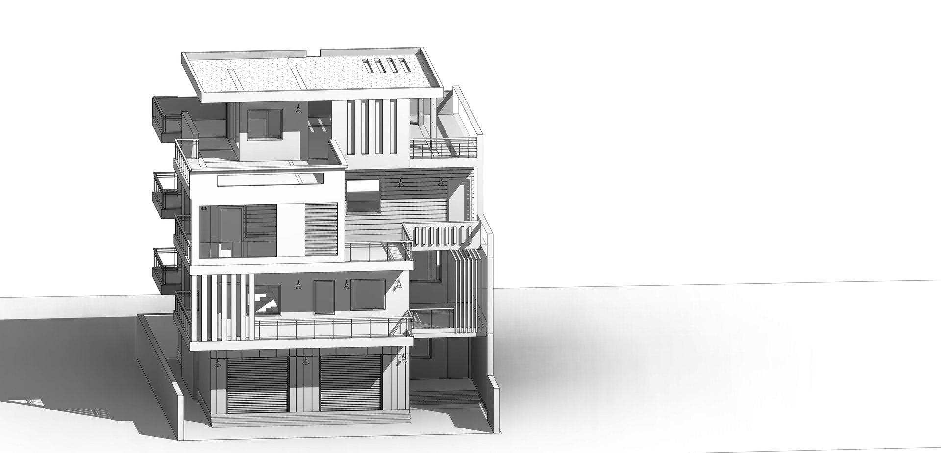 3D Building Project - TurboSquid 2412103