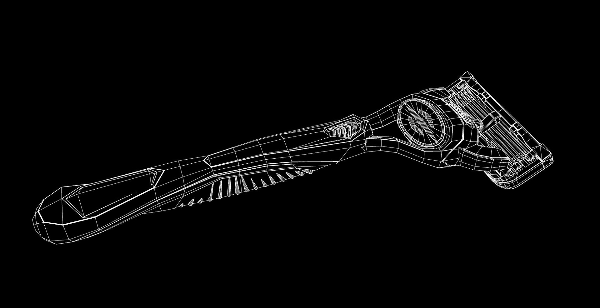 Gillette Fusion Razor 3d Obj