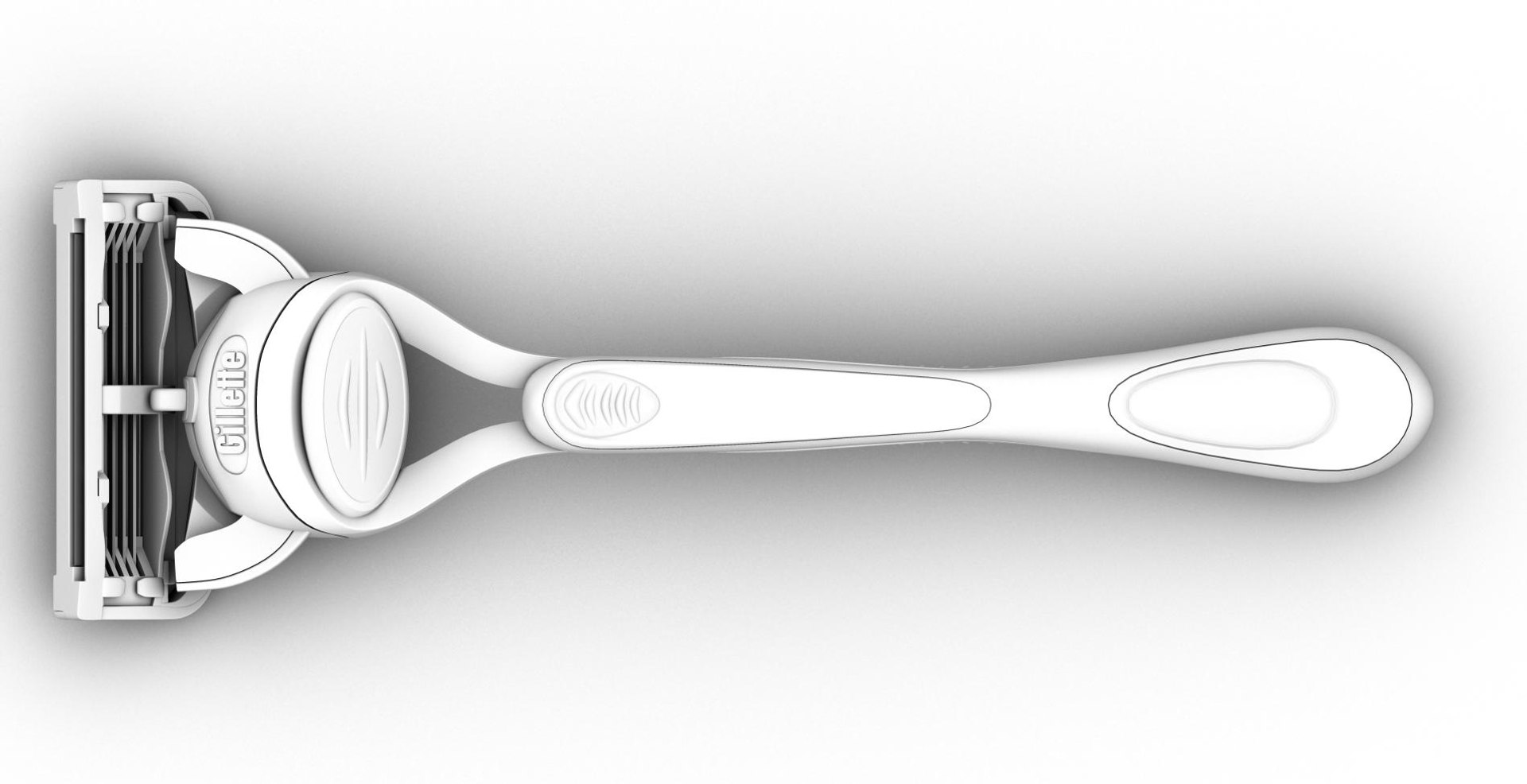 Gillette Fusion Razor 3d Obj
