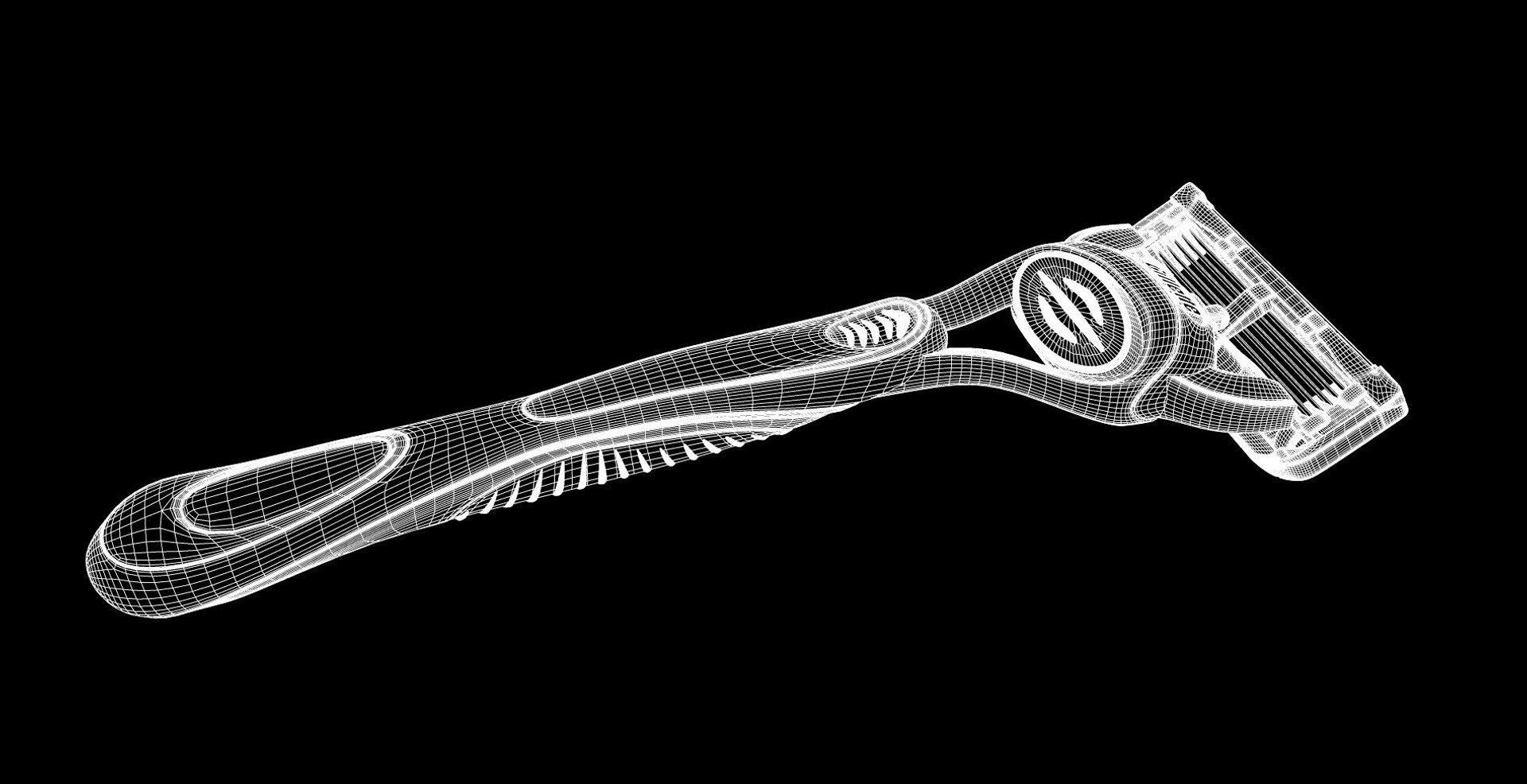 Gillette Fusion Razor 3d Obj