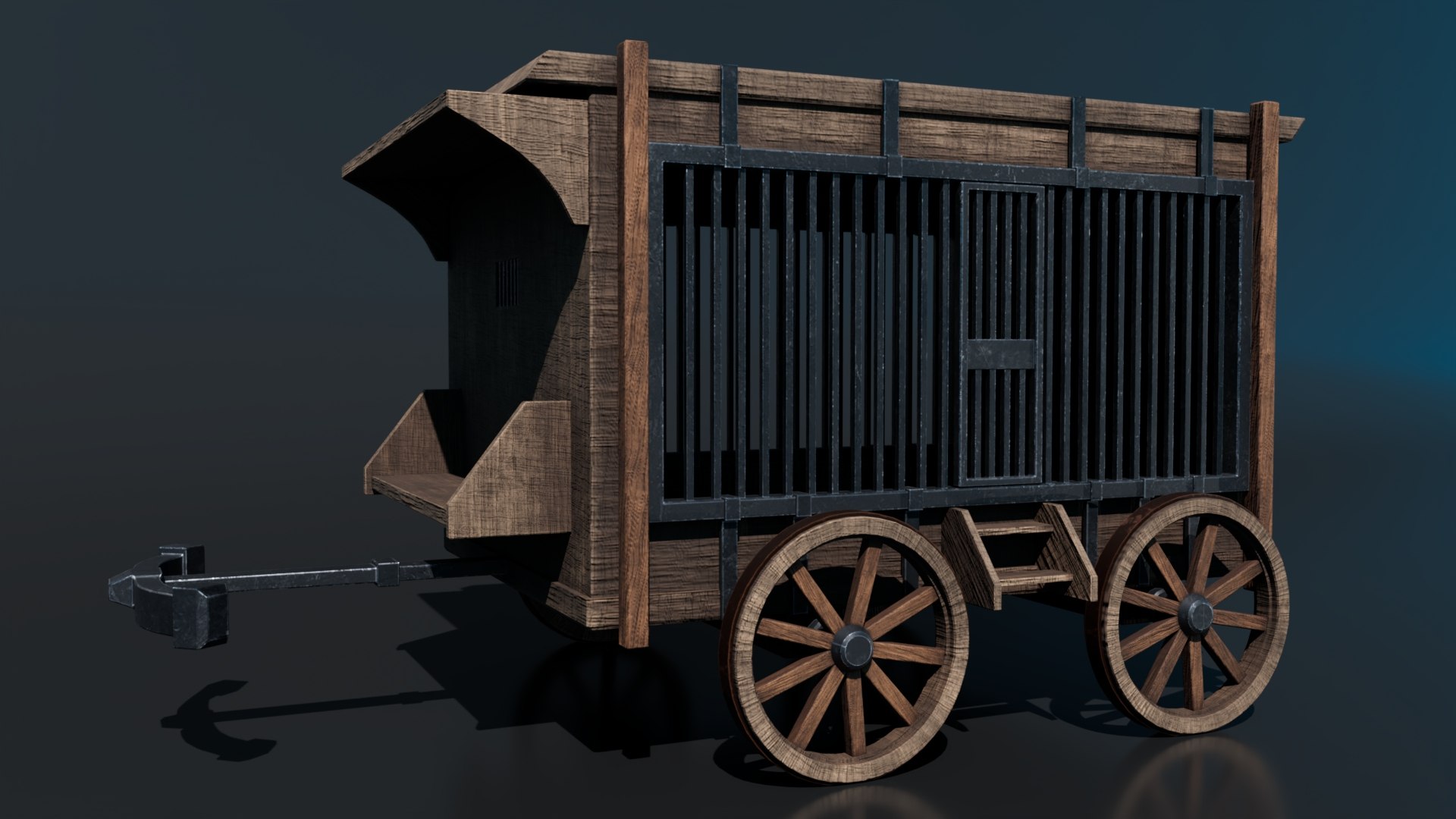 3D Medieval Carriage - TurboSquid 2320706