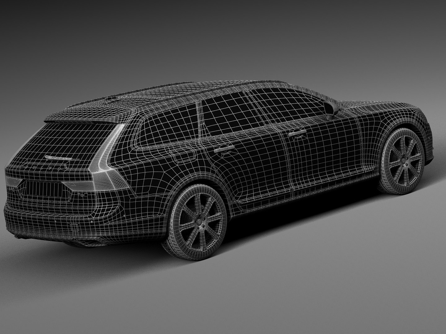 3d Model Estate 2017 V90