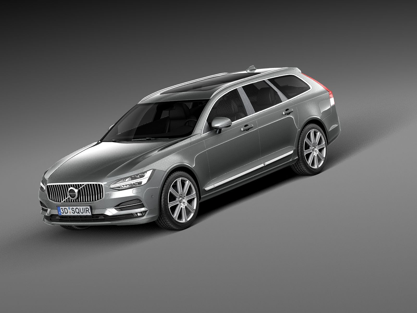 3d Model Estate 2017 V90