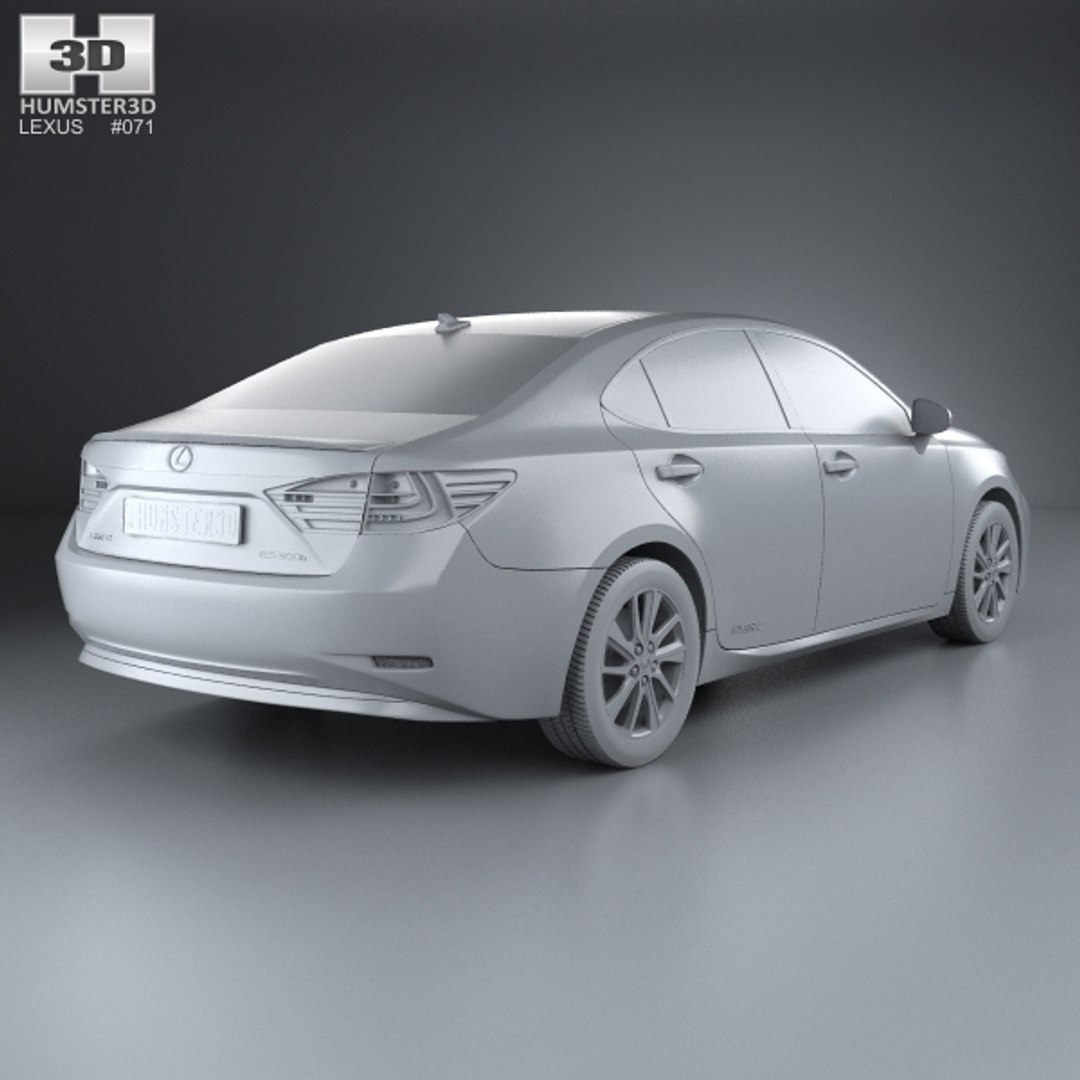 3D Lexus Es Hybrid Model - TurboSquid 1232085