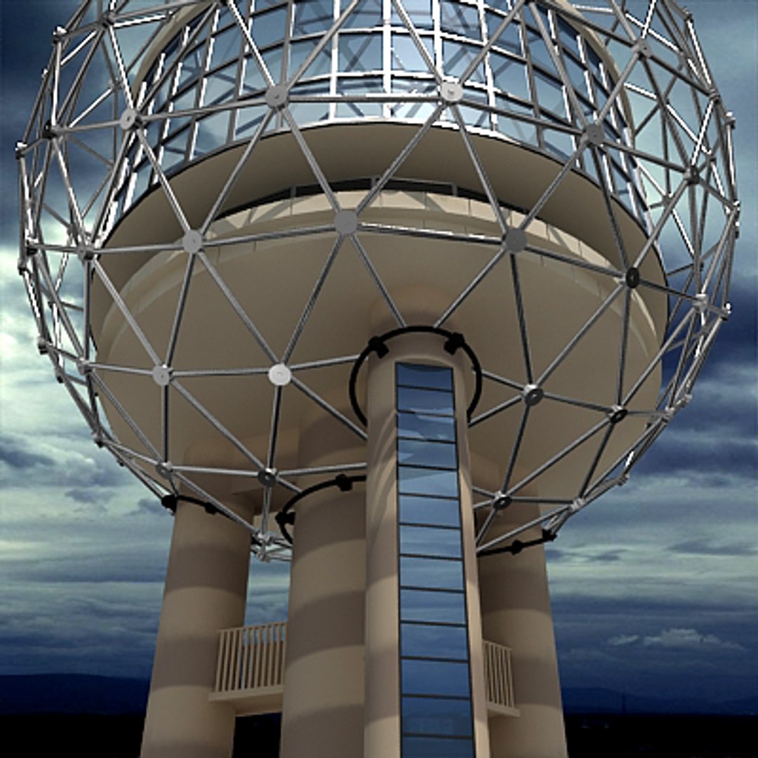 Reunion Tower 3d Model
