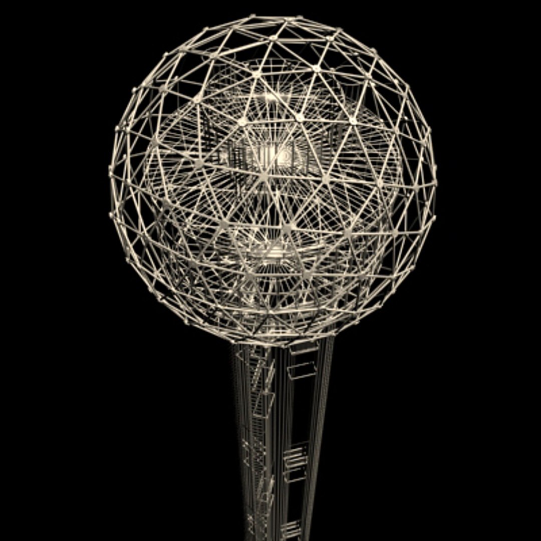 Reunion Tower 3d Model