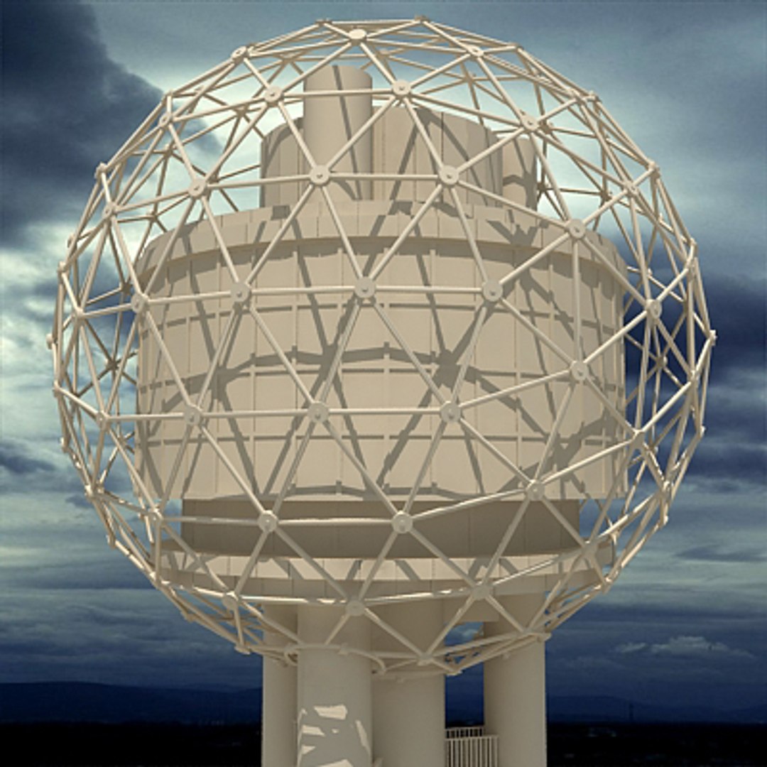 Reunion Tower 3d Model