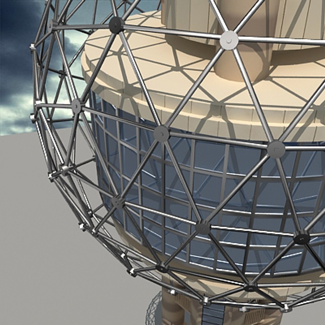 Reunion Tower 3d Model
