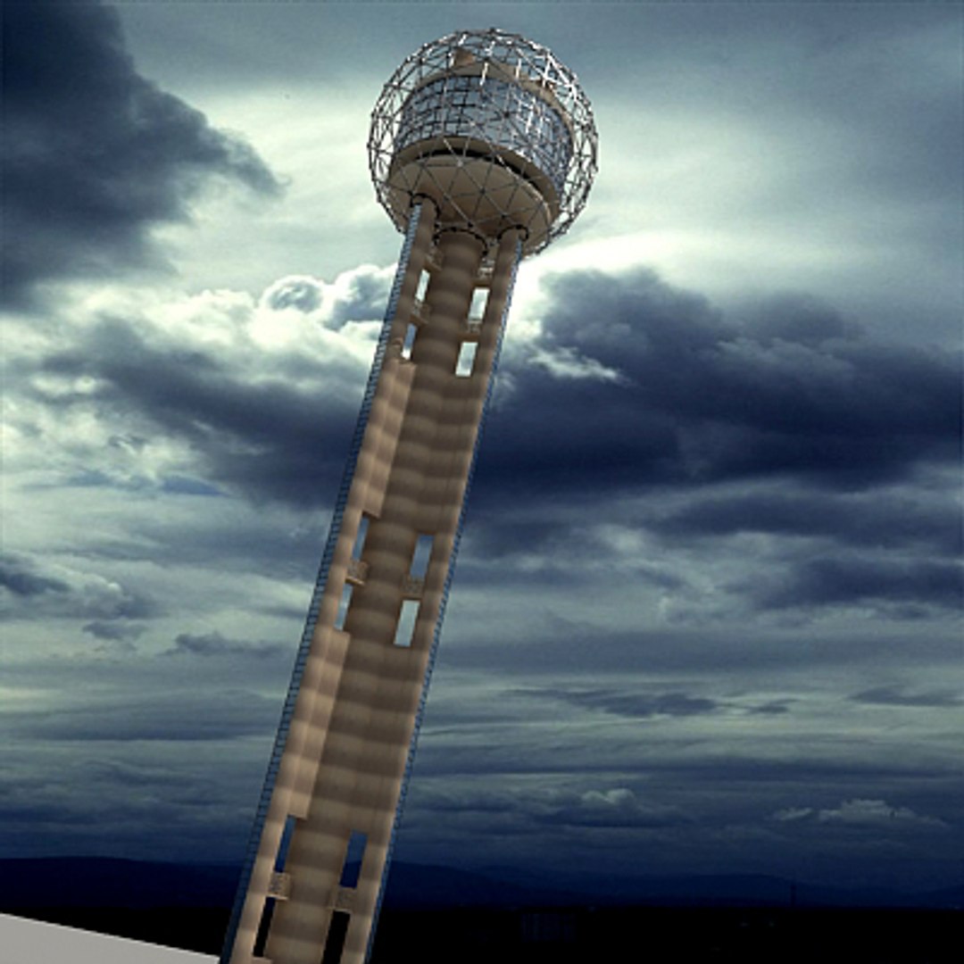 Reunion Tower 3d Model