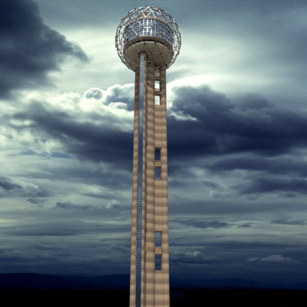 Reunion Tower 3d Model