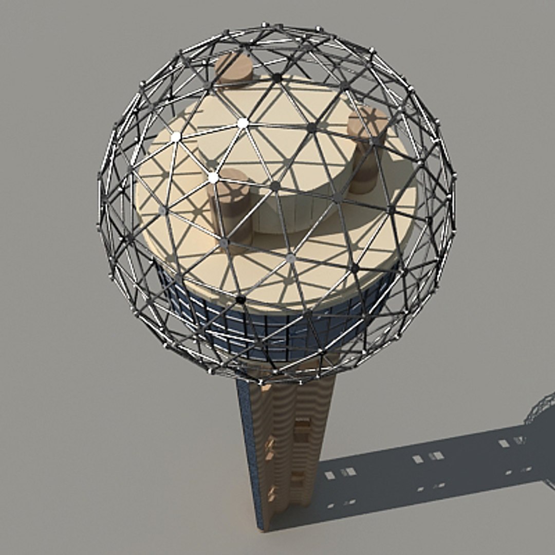 Reunion Tower 3d Model