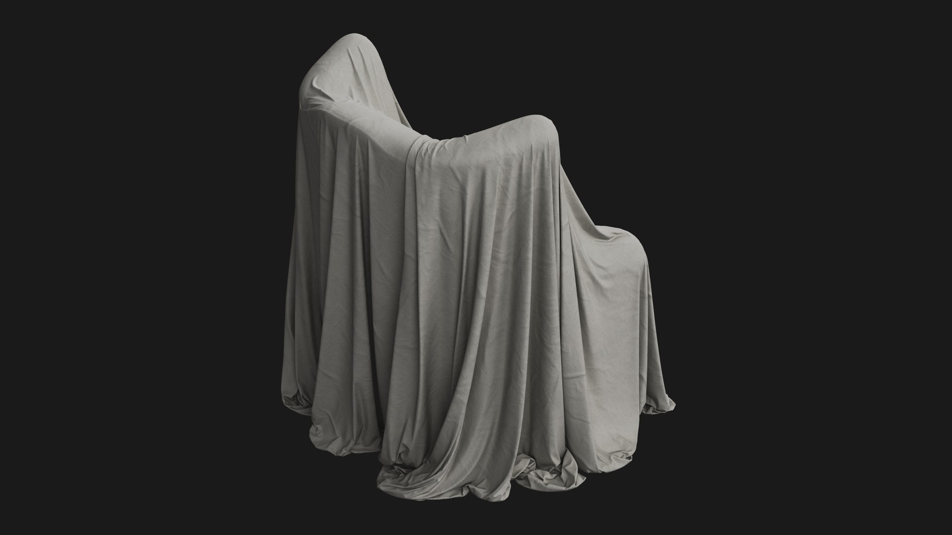 3D Covered Classic Armchair 02 Model - TurboSquid 2413740