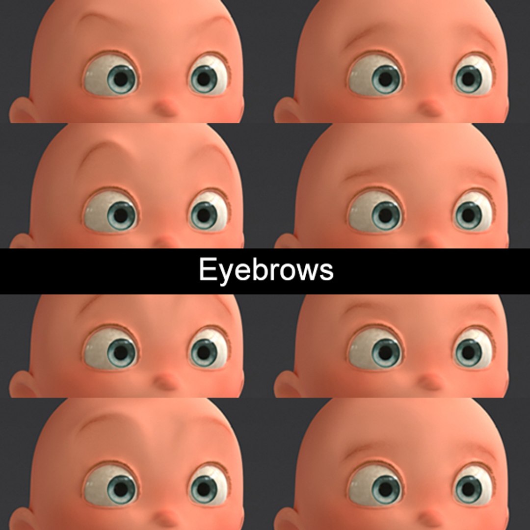 Max Cute Cartoon Baby Expressions