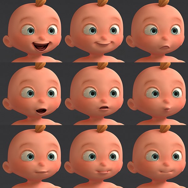 max cute cartoon baby expressions