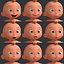 Max Cute Cartoon Baby Expressions