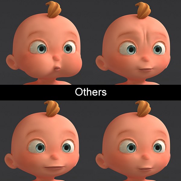 max cute cartoon baby expressions