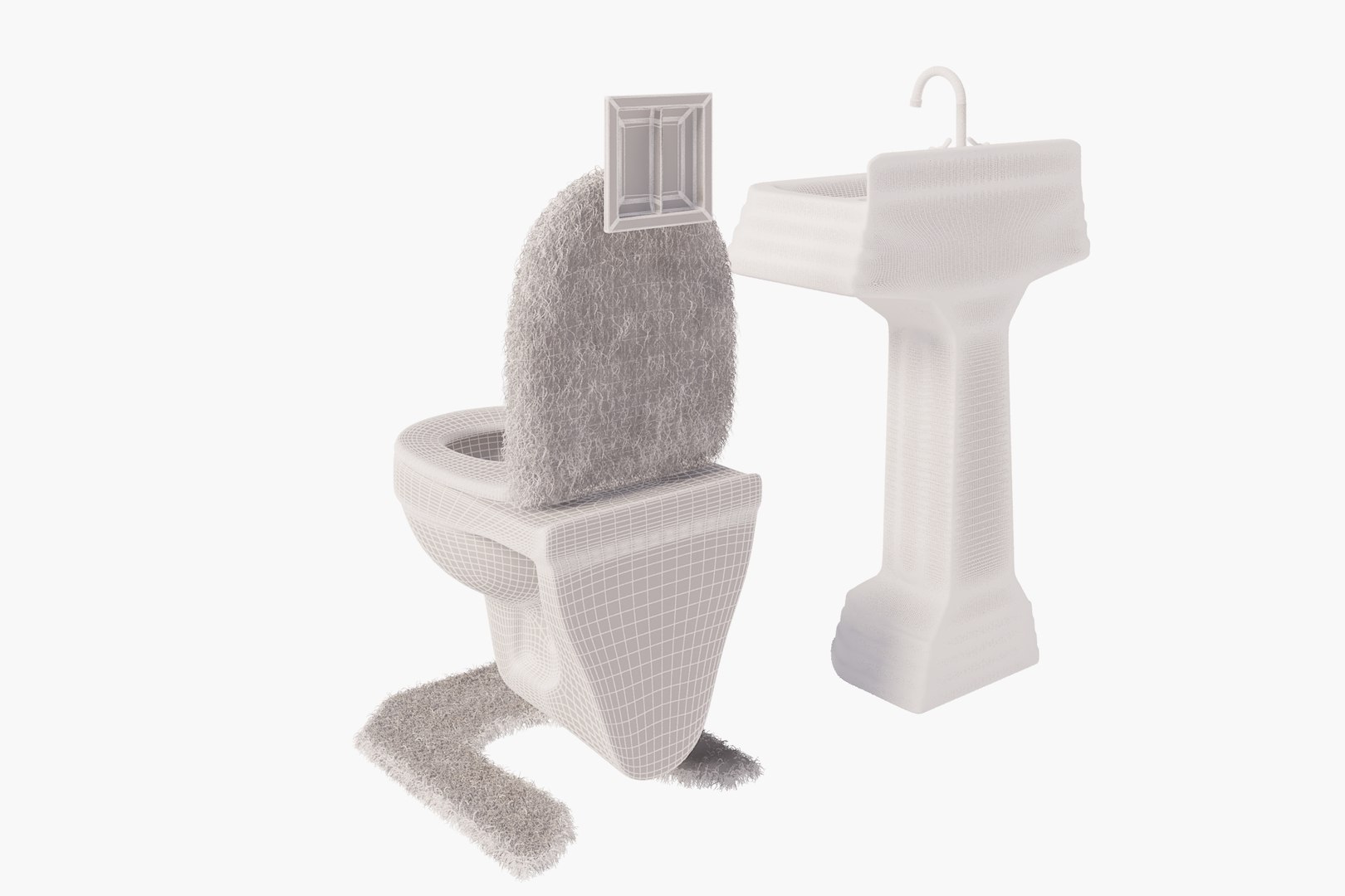 Funky Toilet 3D Model - TurboSquid 2204442