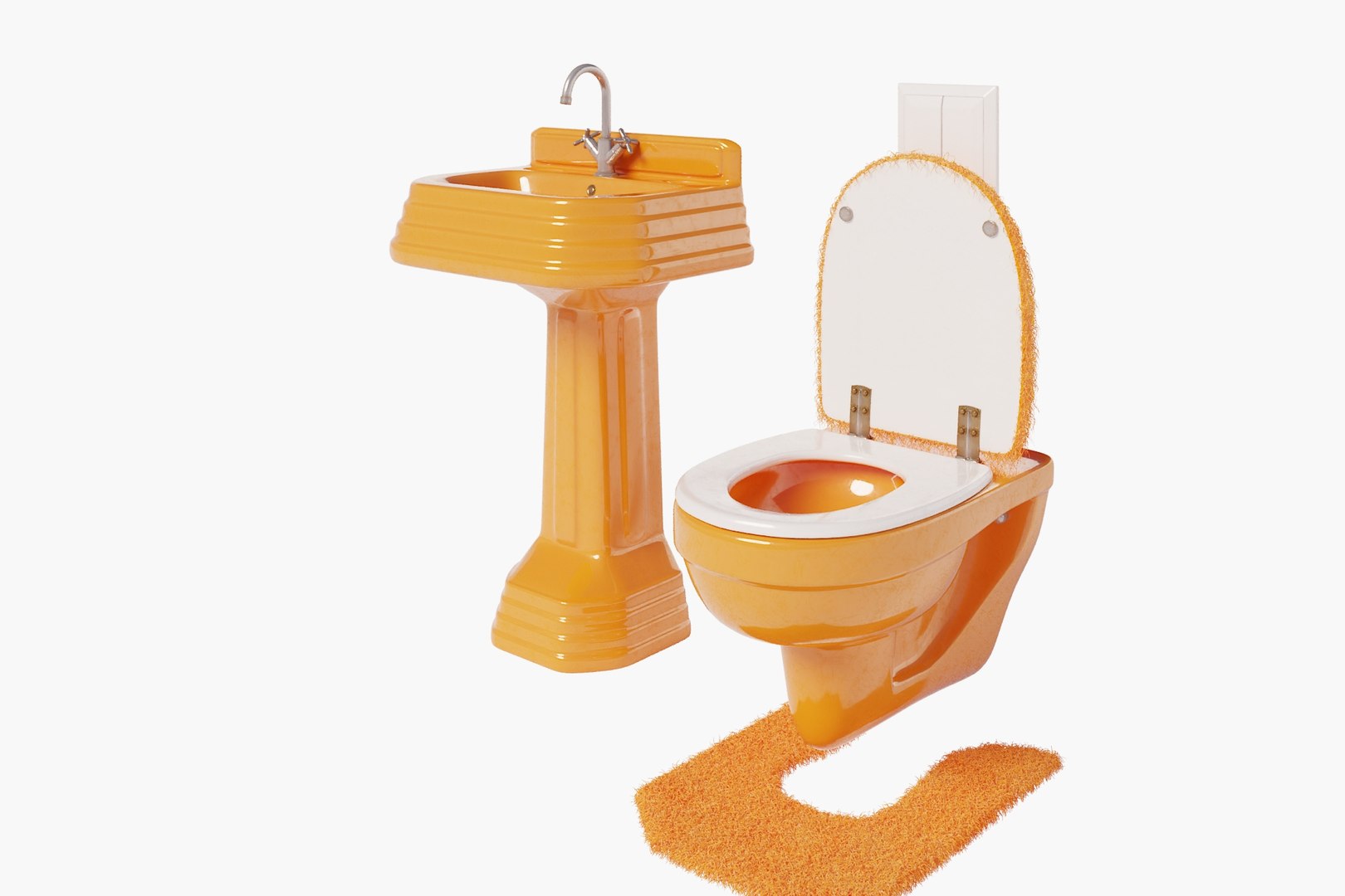 Funky Toilet 3D Model - TurboSquid 2204442