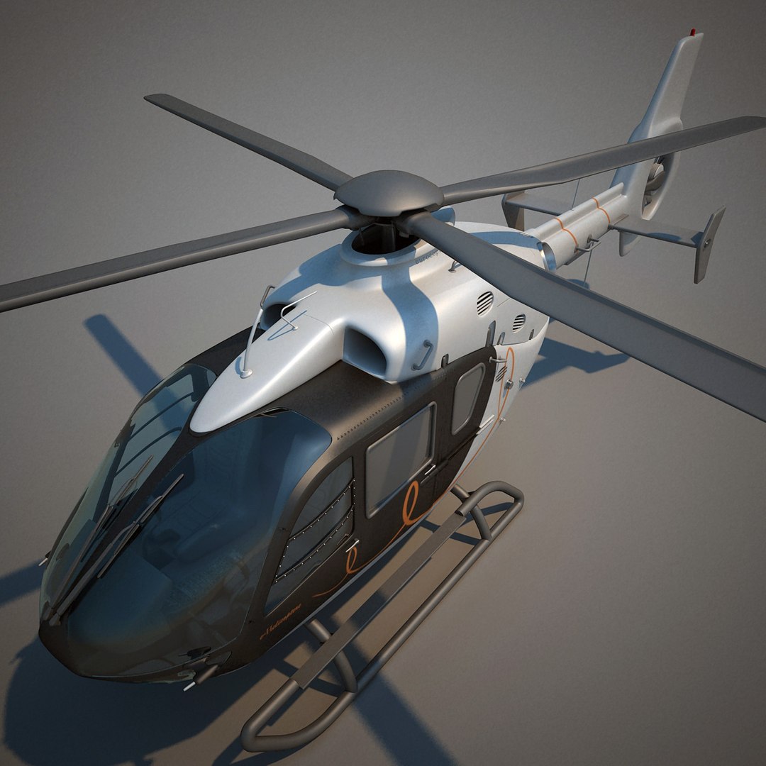 3d Model Eurocopter Ec-135