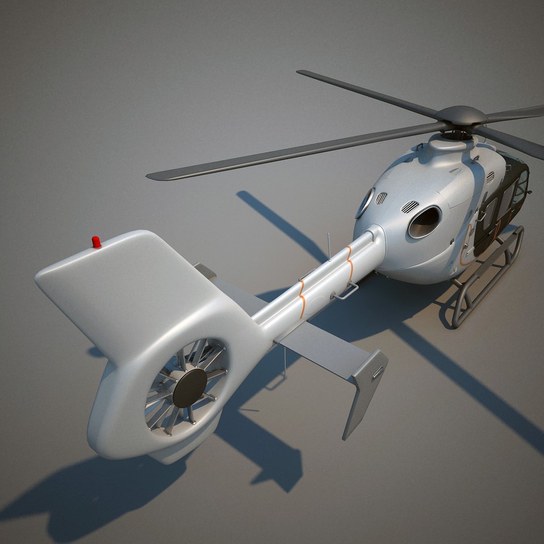 3d Model Eurocopter Ec-135