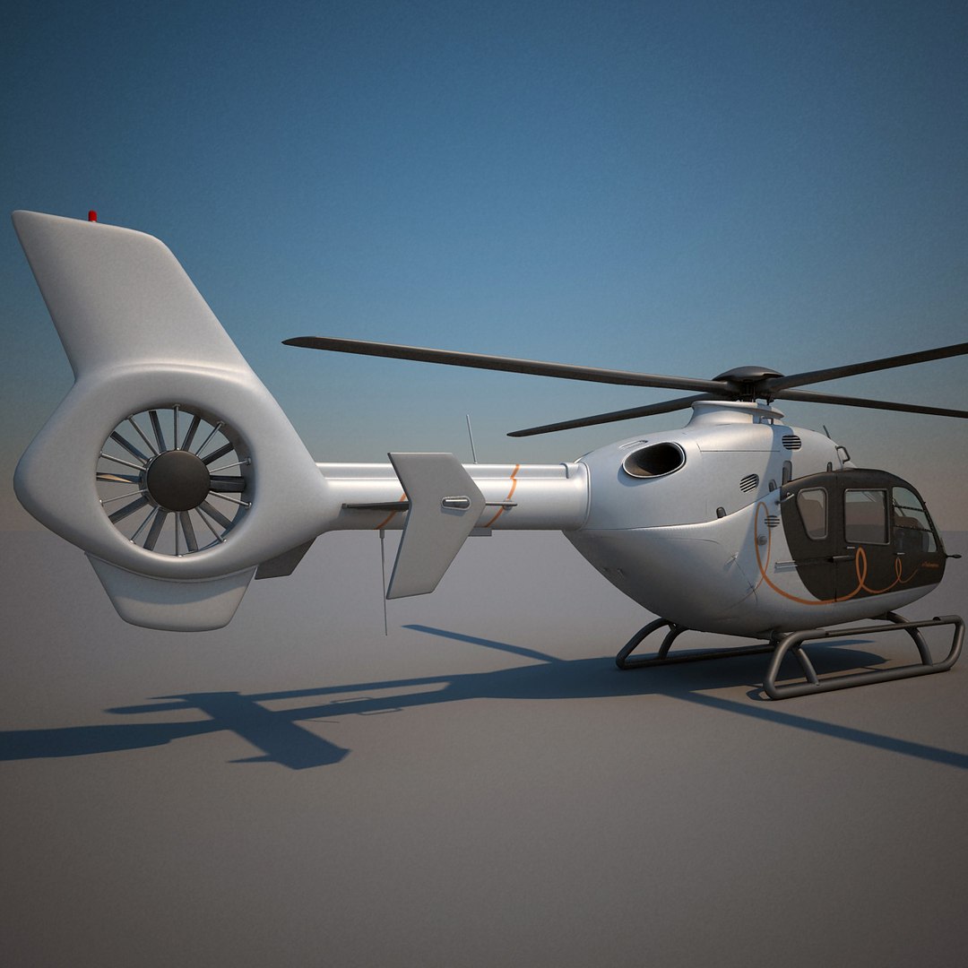 3d Model Eurocopter Ec-135