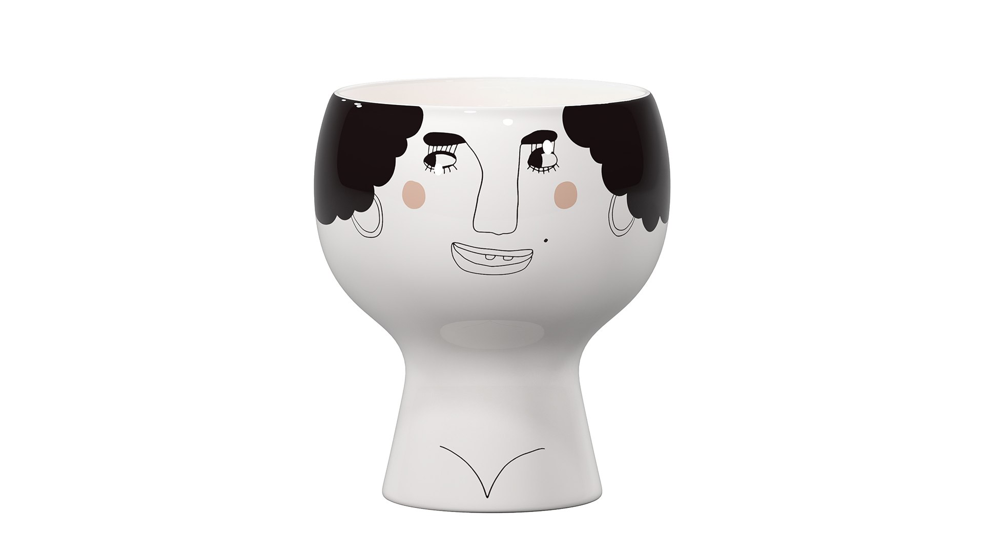 Flower Me Happy Pots 02 3D - TurboSquid 2096902