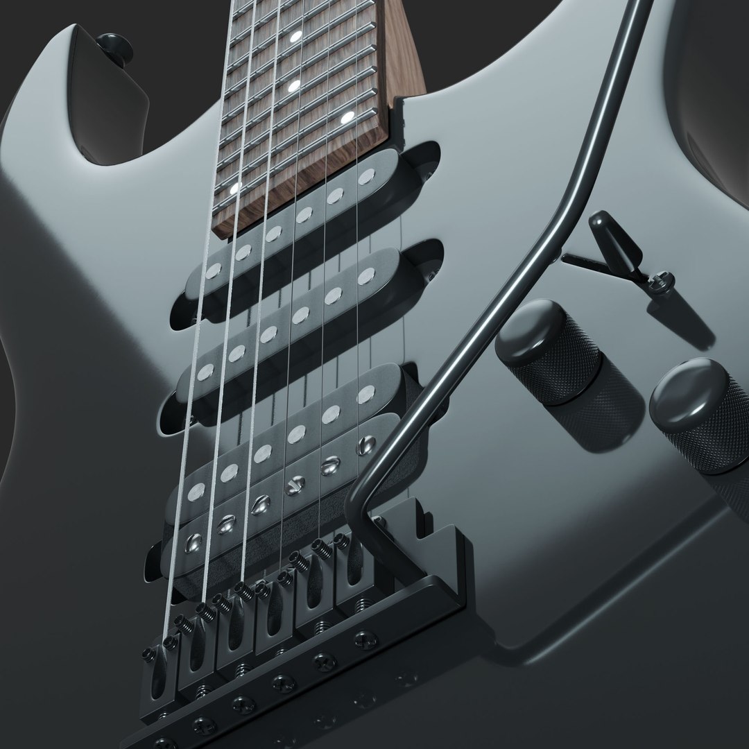 3D Electric Guitar model - TurboSquid 2037124