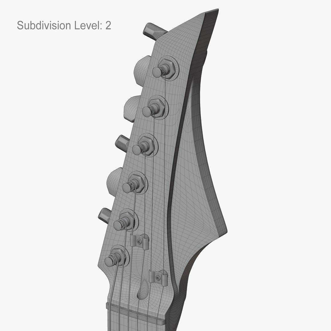 3D Electric Guitar model - TurboSquid 2037124