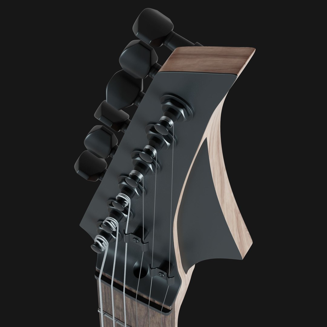 3D Electric Guitar Model - TurboSquid 2037124