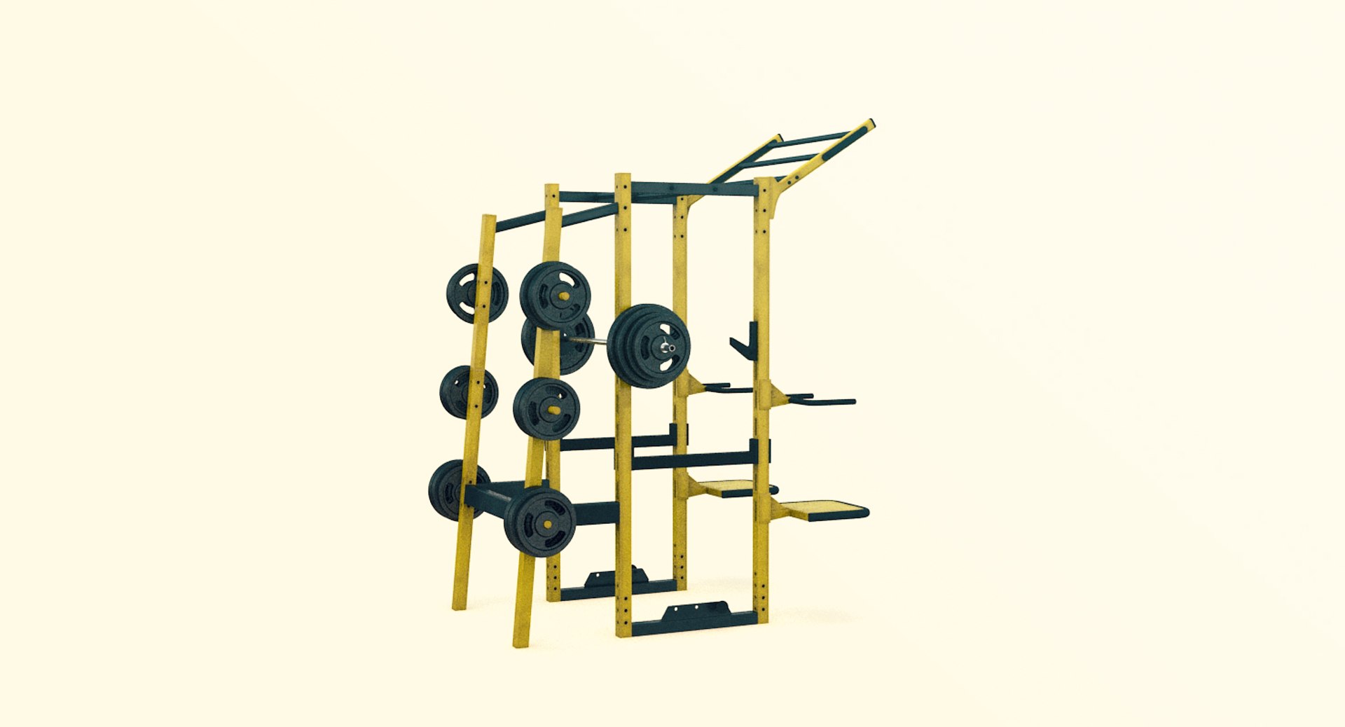 Crossfit Rack 3D Model - TurboSquid 1383475