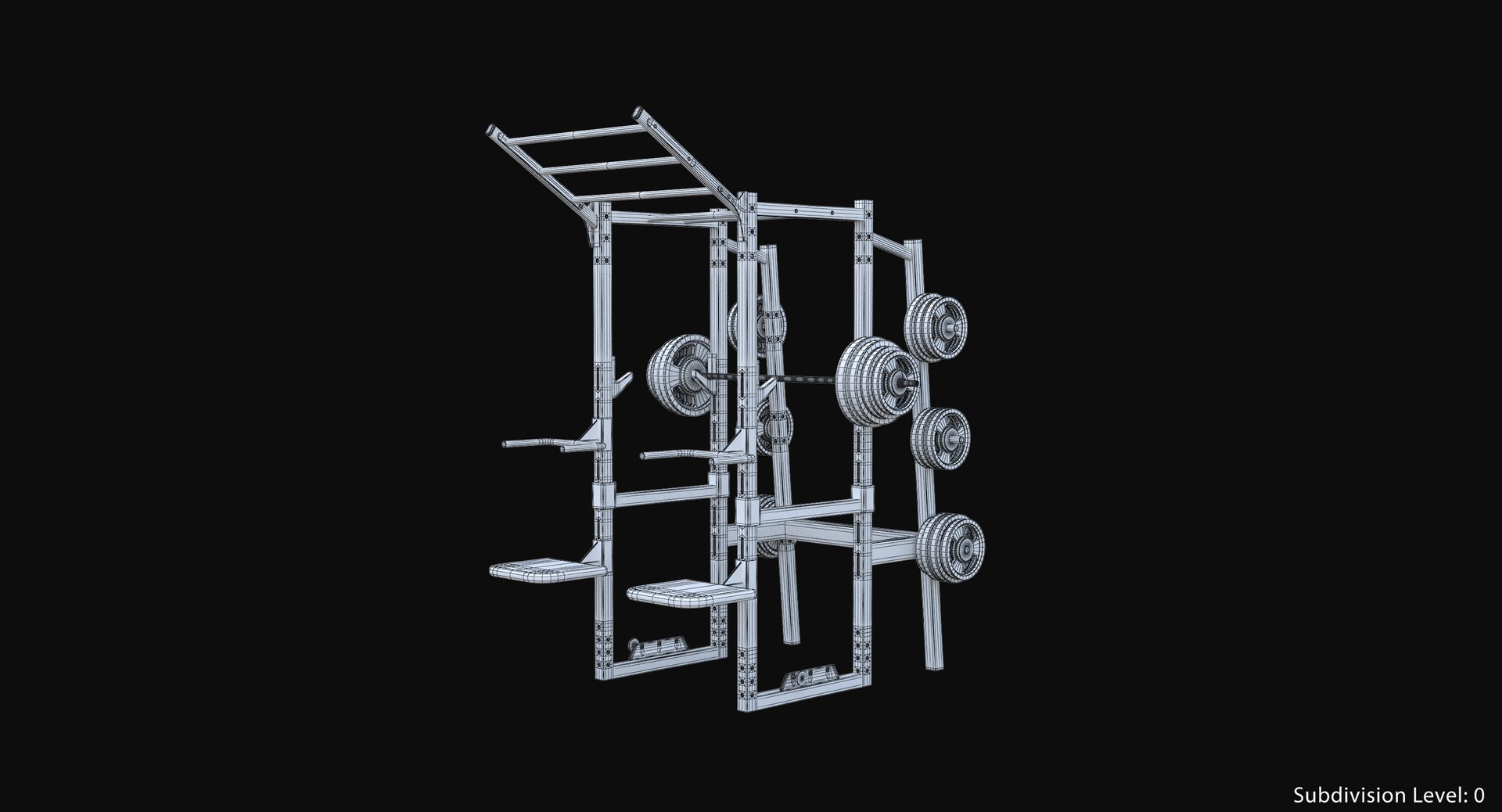 Crossfit Rack 3D Model - TurboSquid 1383475