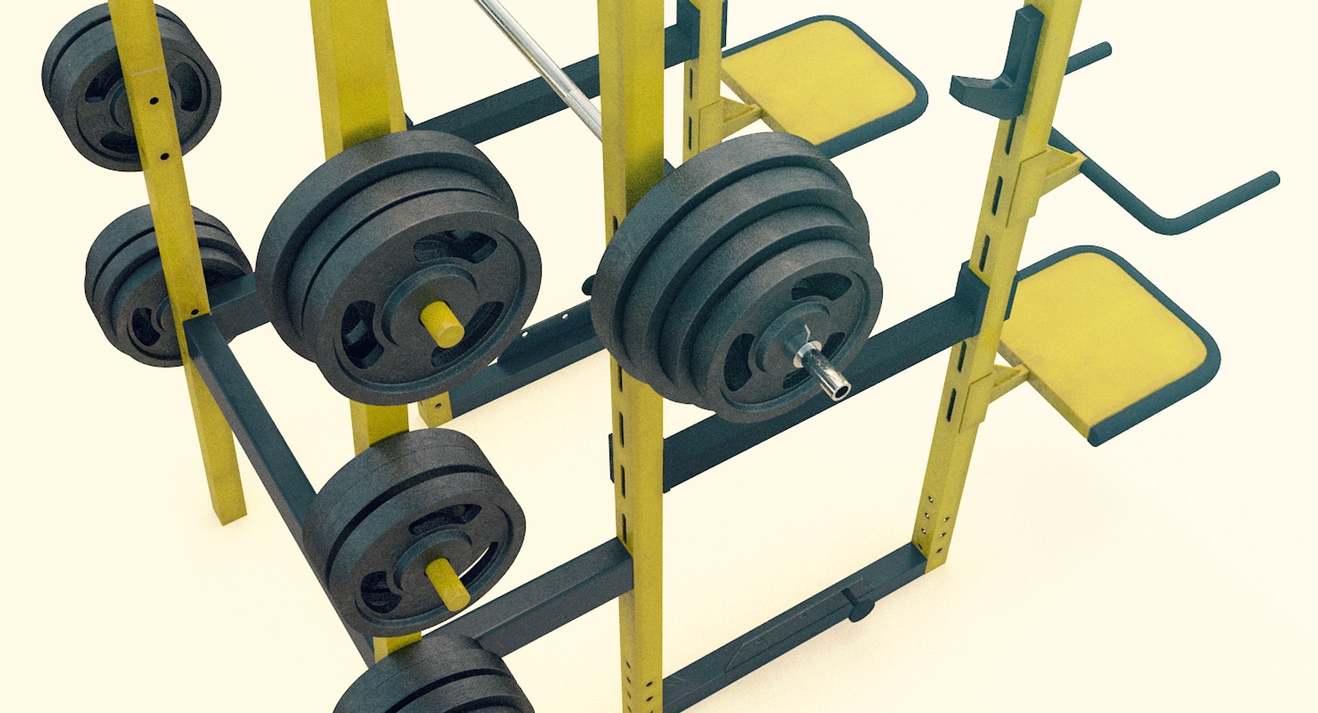 Crossfit Rack 3D Model - TurboSquid 1383475
