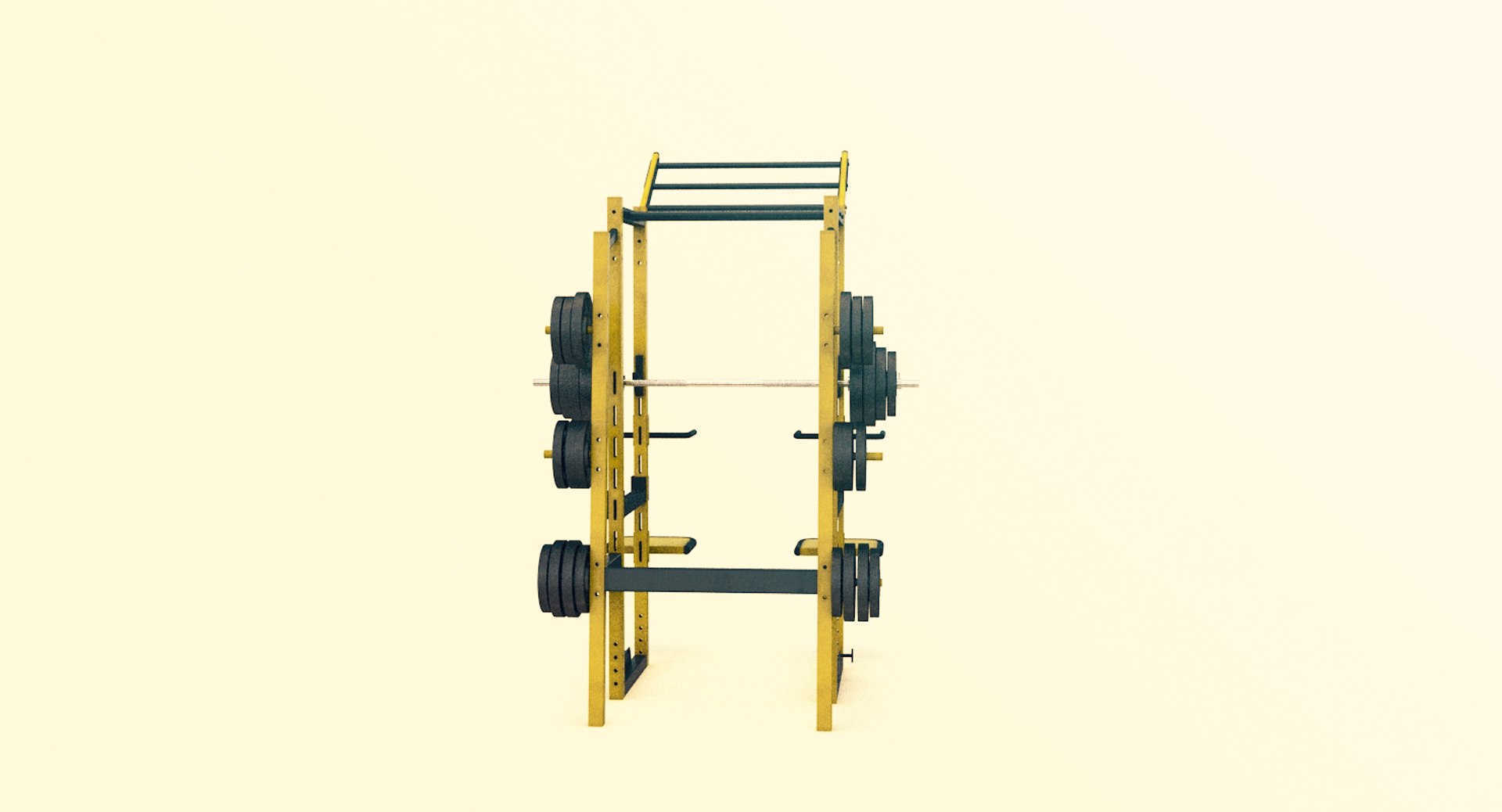 Crossfit Rack 3D Model - TurboSquid 1383475
