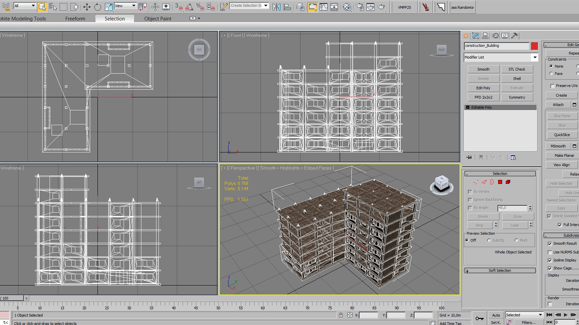 c4d construction building