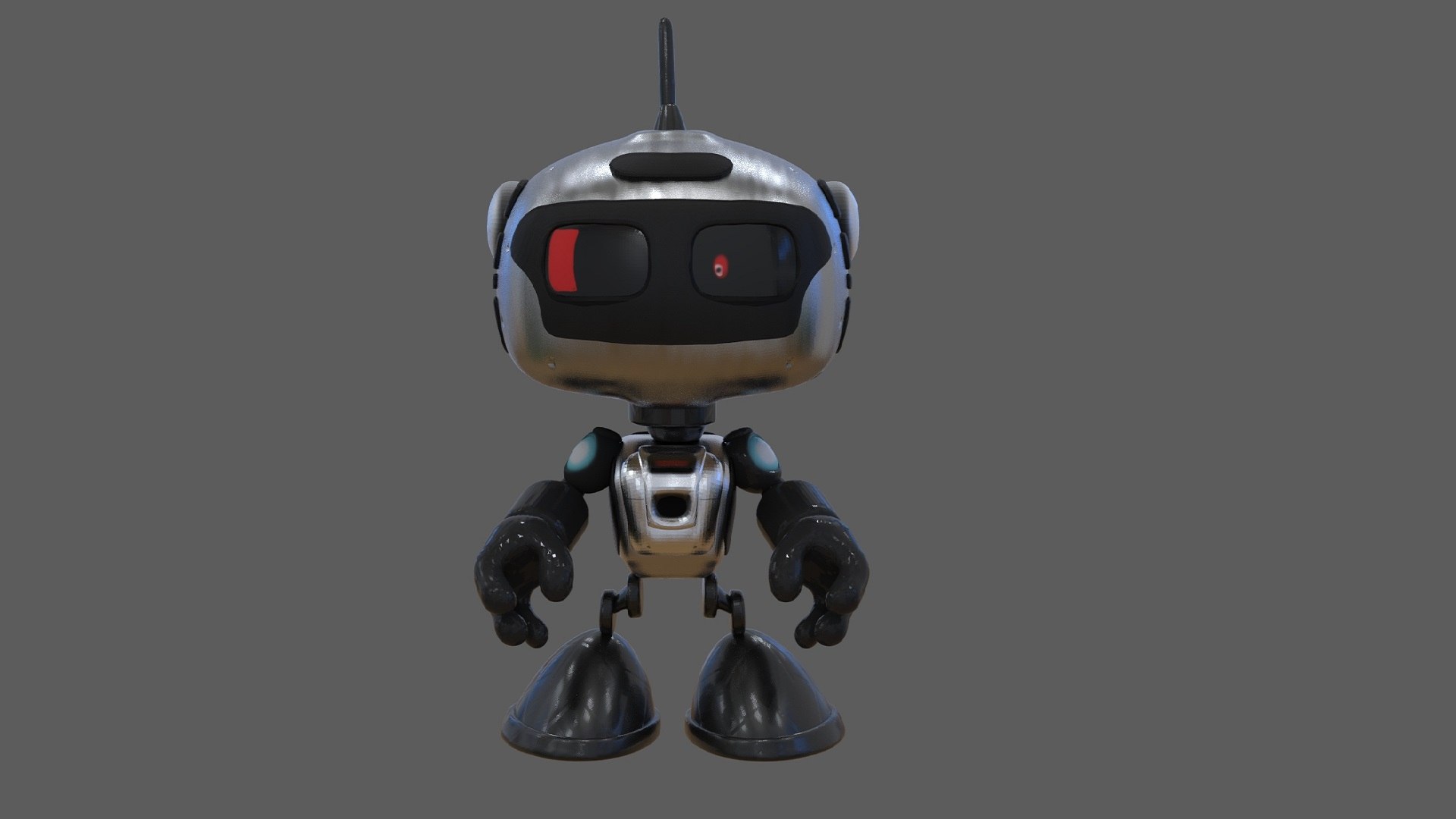 3D Cute Robot - TurboSquid 2035547
