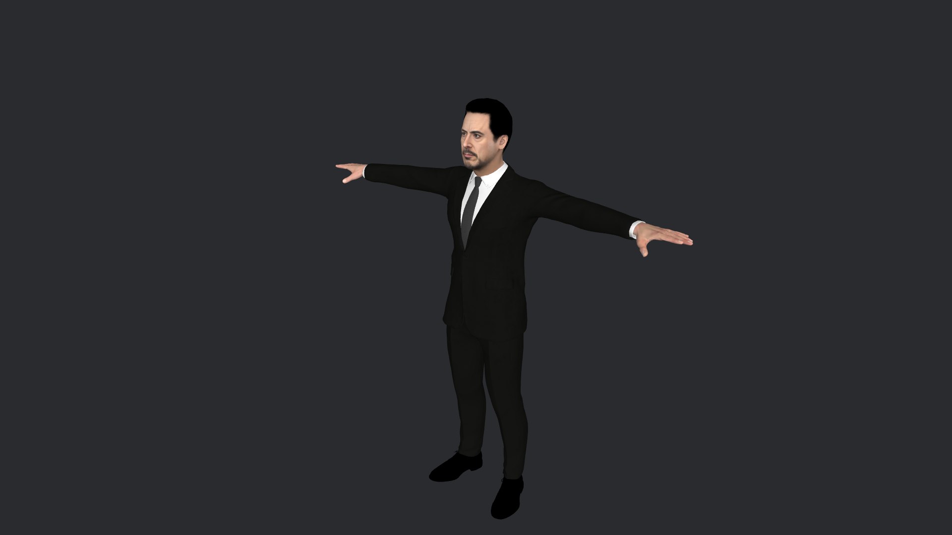 Robert Downey Jr Hyper Realistic Full Body Fully Rigged Character 3D ...