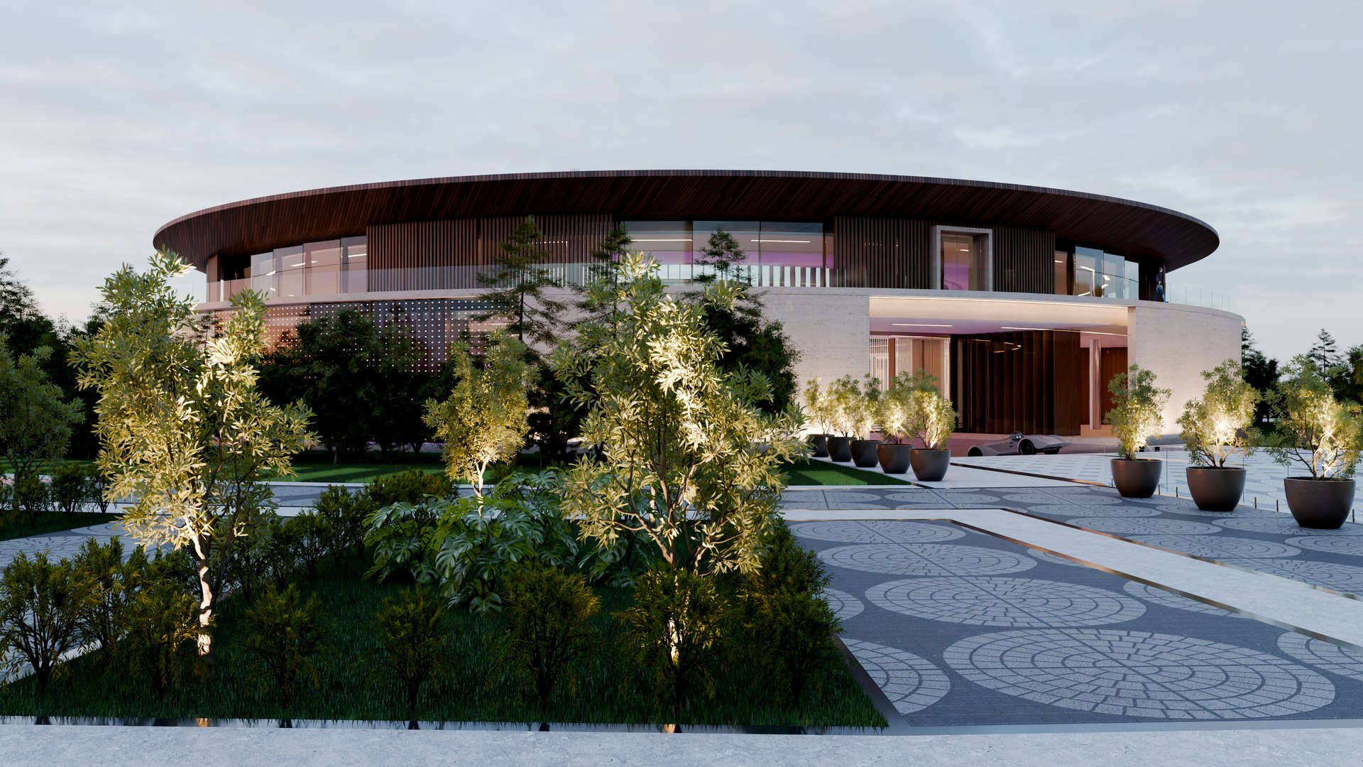 modelo 3d Ultra Mega Glass Mansion - TurboSquid 2409601