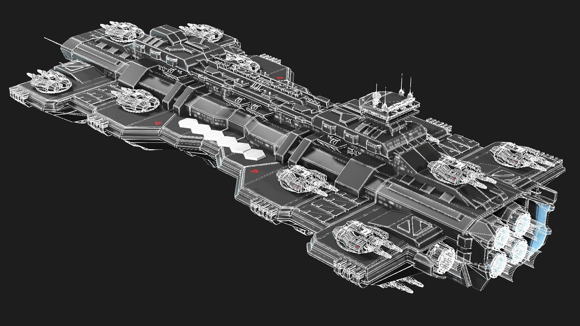 3D Mother Ship - TurboSquid 1983236
