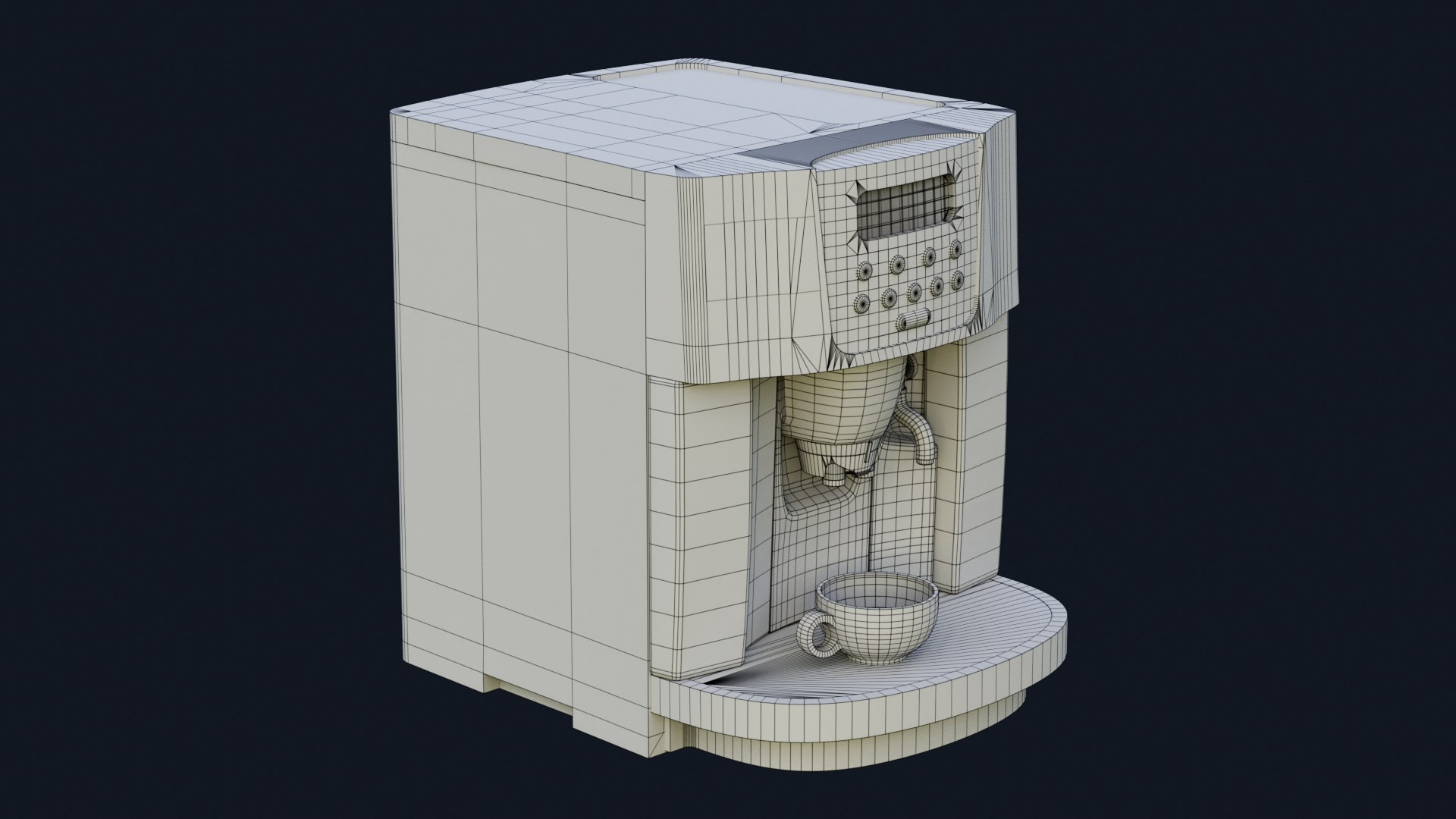 Coffee Machine PBR Game Ready 3D Model - TurboSquid 2348461