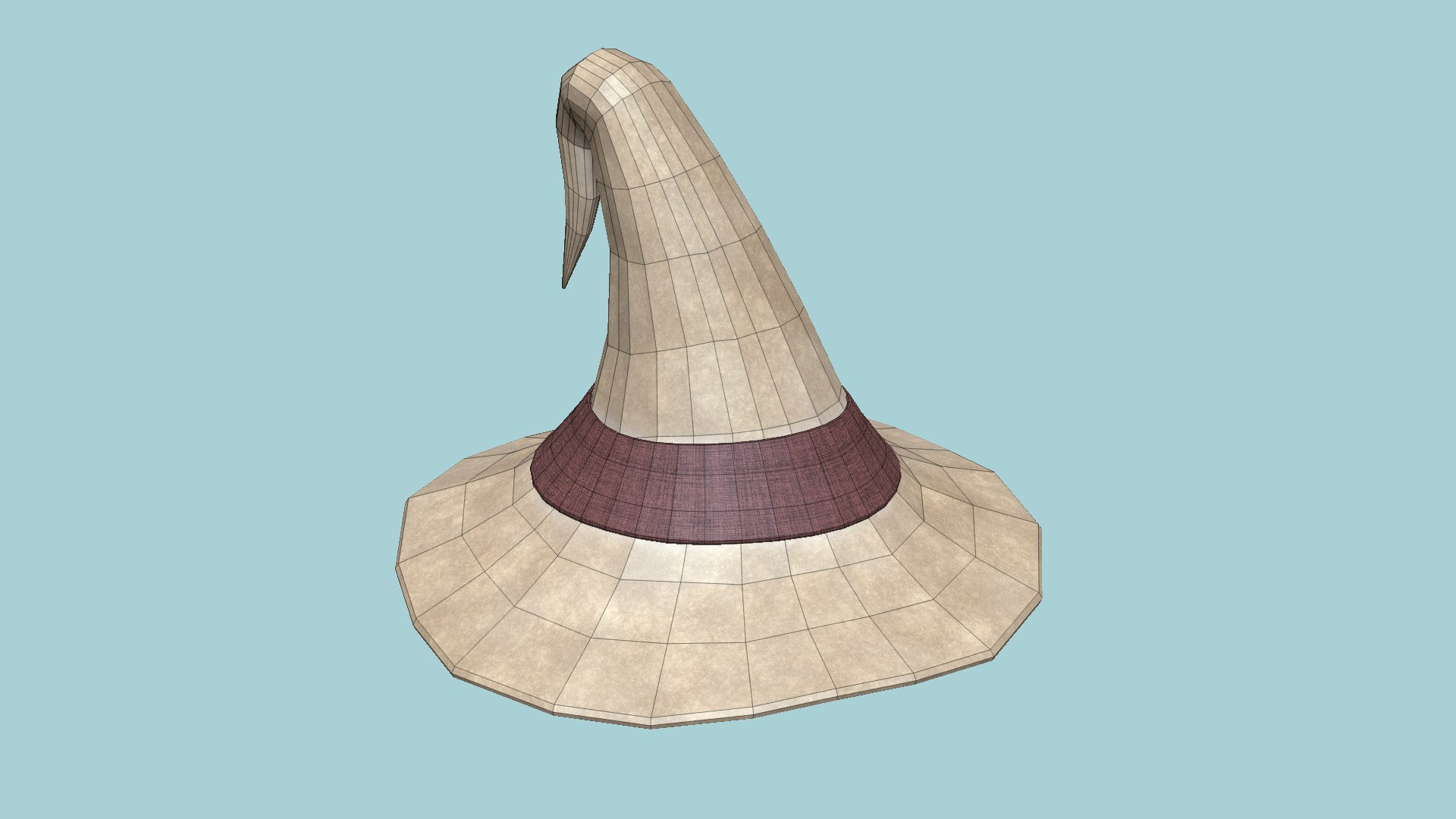 Beige White Wizard Hat - Character Design Fashion 3D - TurboSquid 1729009