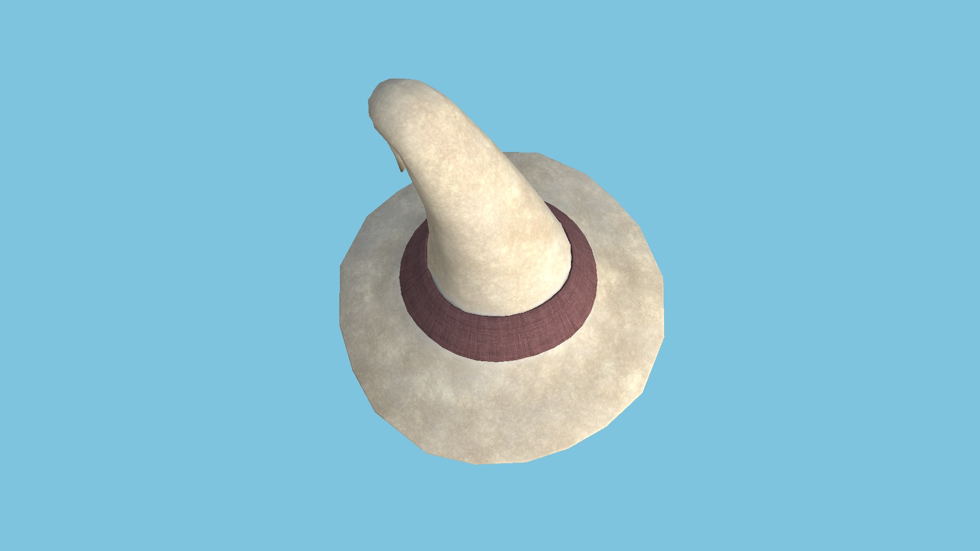Beige White Wizard Hat - Character Design Fashion 3D - TurboSquid 1729009