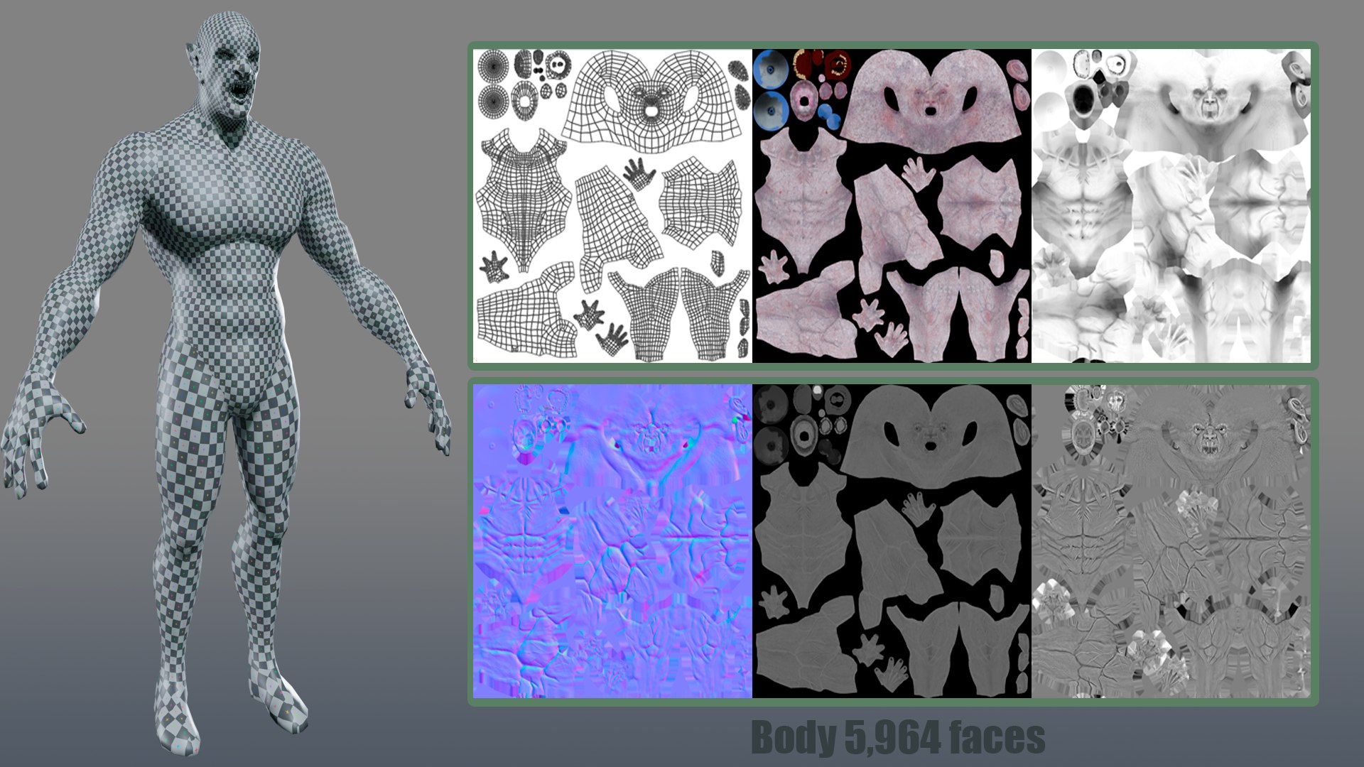 Ork Warrior-Low Poly-Game Ready-Rigged Low-poly Model - TurboSquid 2037303