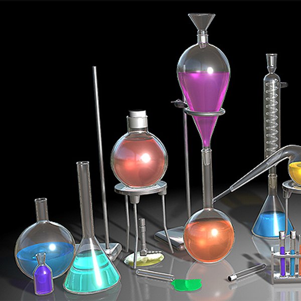 lab chemistry 3d model