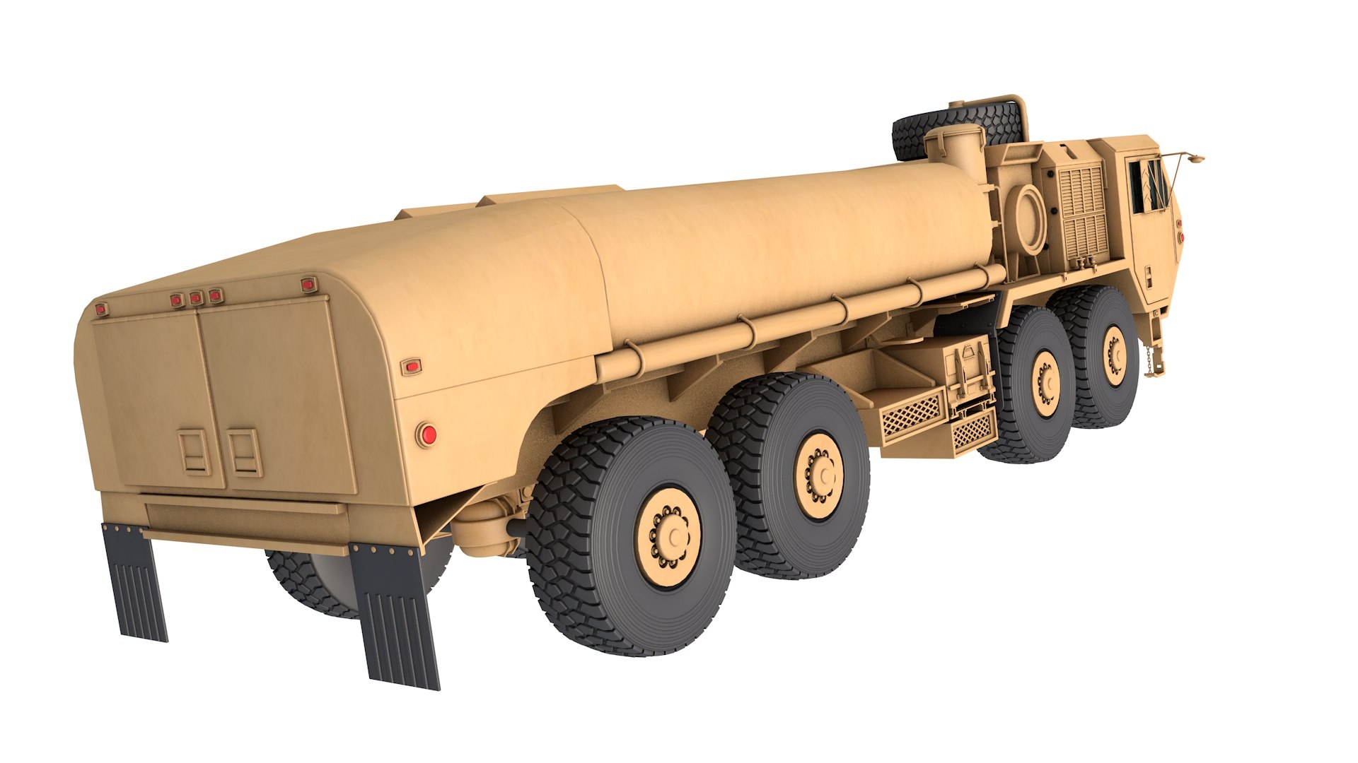3D HEMTT A4 M978 Fuel Tanker Model - TurboSquid 2382690