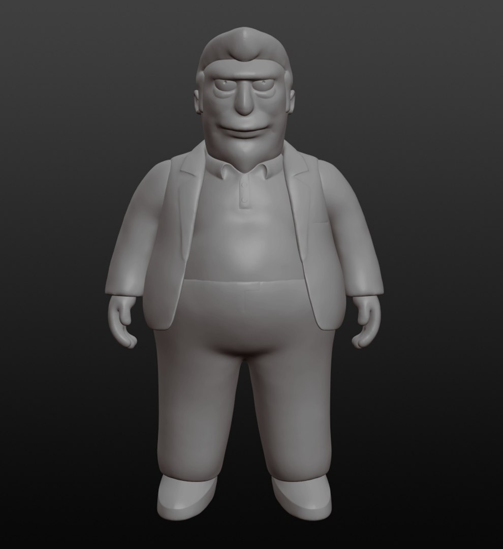 Free Fat Tony 3D Model - TurboSquid 1419025